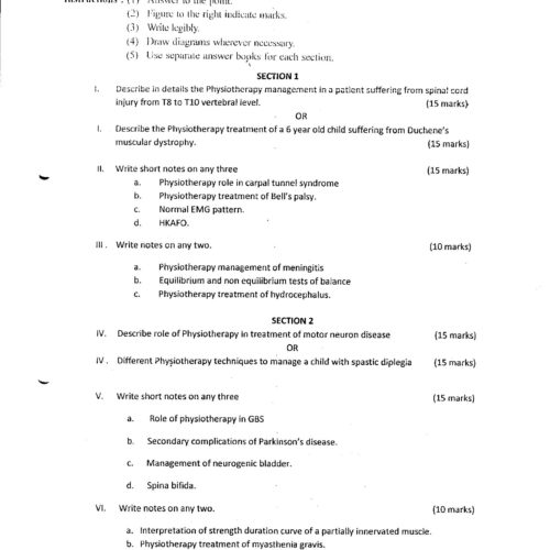 Question Papers – AIMS – Ahmedabad Institute of Medical Sciences